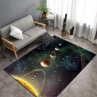 China Custom Round Polyester Carpet 100% Polyester Machine Washable Floor Mat for Living Room Bedroom for sale
