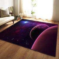 China Custom Round Polyester Carpet 100% Polyester Machine Washable Floor Mat for Living Room Bedroom for sale