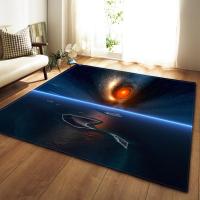 China Custom Round Polyester Carpet 100% Polyester Machine Washable Floor Mat for Living Room Bedroom for sale