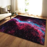 China Custom Round Polyester Carpet 100% Polyester Machine Washable Floor Mat for Living Room Bedroom for sale
