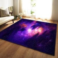 China Custom Round Polyester Carpet 100% Polyester Machine Washable Floor Mat for Living Room Bedroom for sale