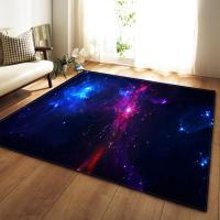 China Custom Round Polyester Carpet 100% Polyester Machine Washable Floor Mat for Living Room Bedroom for sale