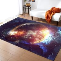China Custom Round Polyester Carpet 100% Polyester Machine Washable Floor Mat for Living Room Bedroom for sale