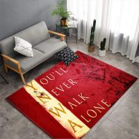 China Custom Round Polyester Carpet 100% Polyester Living Room Bedroom Floor Mat Machine Washable Size Customization for sale