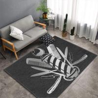 China Custom Round Polyester Carpet 100% Polyester Living Room Bedroom Floor Mat Machine Washable Size Customization for sale