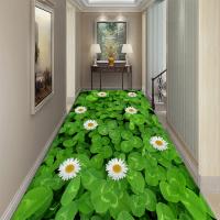 China Custom 3D Floor Painting Polyester Carpet Anti Slip Water Absorbing Mat 80x120cm for sale