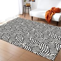 China Custom 3D Floor Painting Polyester Carpet Anti Slip Water Absorbing Mat 80x120cm for sale