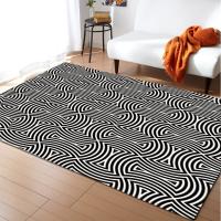 China Custom 3D Floor Painting Polyester Carpet Anti Slip Water Absorbing Mat 80x120cm for sale