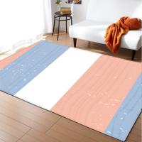 China Custom Size Round Polyester Carpet 100% Polyester Machine Washable Floor Mat for Living Room Bedroom for sale