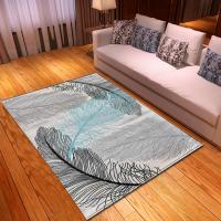 China Custom Size Round Polyester Carpet 100% Polyester Machine Washable Floor Mat for Living Room Bedroom for sale