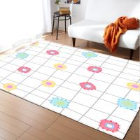 China Wholesale Custom Round Polyester Carpet Floor Mat 1.5x2m Machine Washable for sale