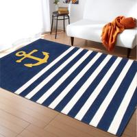 China Wholesale Custom Round Polyester Carpet Floor Mat 1.5x2m Machine Washable for sale