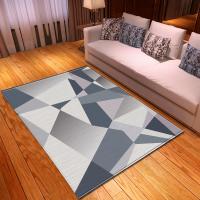 China Wholesale Custom Round Polyester Carpet Floor Mat 1.5x2m Machine Washable for sale