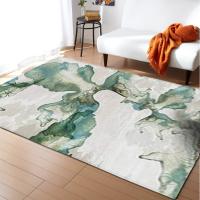 China Wholesale Custom Round Polyester Carpet Floor Mat 1.5x2m Machine Washable for sale