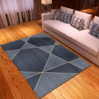 China Wholesale Custom Round Polyester Carpet Floor Mat 1.5x2m Machine Washable for sale
