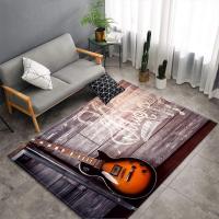 China Wholesale Custom Round Polyester Carpet Floor Mat 1.5x2m Machine Washable for sale