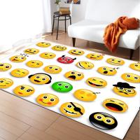 China Wholesale Custom Round Polyester Carpet Floor Mat 1.5x2m Machine Washable for sale