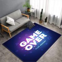 China Wholesale Custom Round Polyester Carpet Floor Mat 1.5x2m Machine Washable for sale