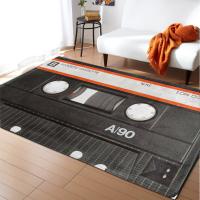 China Wholesale Custom Round Polyester Carpet Floor Mat 1.5x2m Machine Washable for sale