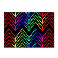 China Custom Round Polyester Geometric Floor Mat 100x150cm Machine Washable Carpet for Living Room Bedroom for sale