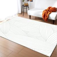 China Custom Round Polyester Carpet 1.5x2m Machine Washable Floor Mat for Living Room Bedroom for sale