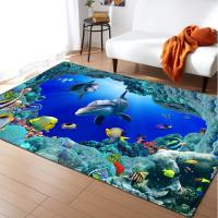 China Custom Round Polyester Carpet 1.5x2m Machine Washable Floor Mat for Living Room Bedroom for sale