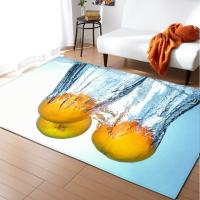 China Customizable Non Skid 3D Printed Polyester Rug 100x120cm Living Room Area Carpet for sale