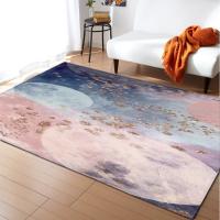 China Customizable Non Skid 3D Printed Polyester Rug 100x120cm Living Room Area Carpet for sale