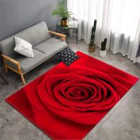 China Customizable Non Skid 3D Printed Polyester Rug 100x120cm Living Room Area Carpet for sale