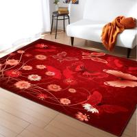 China Customizable Non Skid 3D Printed Polyester Rug 100x120cm Living Room Area Carpet for sale