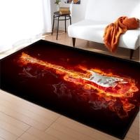China Customizable Non Skid 3D Printed Polyester Rug 100x120cm Living Room Area Carpet for sale