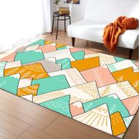 China Customizable Non Skid 3D Printed Polyester Rug 100x120cm Living Room Area Carpet for sale