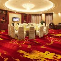 China 100% Polyester Fiber Walkway Carpet 8mm Thickness Hotel Office Floor Mat Custom Size for sale