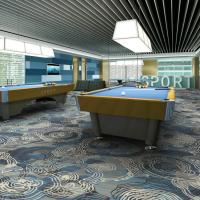 China 100% Polyester Fiber Walkway Carpet 8mm Thickness Hotel Office Floor Mat Custom Size for sale