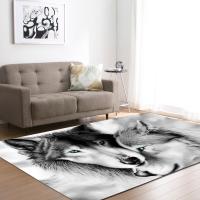 China Custom Polyester Round Carpet 100% Machine Washable Floor Mat for Living Room Bedroom for sale
