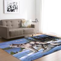 China Custom Polyester Round Carpet 100% Machine Washable Floor Mat for Living Room Bedroom for sale
