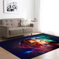 China Custom Polyester Round Carpet 100% Machine Washable Floor Mat for Living Room Bedroom for sale