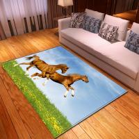 China Custom Polyester Round Carpet 100% Machine Washable Floor Mat for Living Room Bedroom for sale