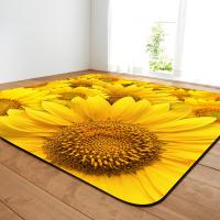 China Round Polyester Living Room Carpet 80x120cm Custom Size Commercial Restaurant Floor Mat for sale