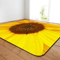 China Round Polyester Living Room Carpet 80x120cm Custom Size Commercial Restaurant Floor Mat for sale