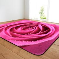 China Round Polyester Living Room Carpet 80x120cm Custom Size Commercial Restaurant Floor Mat for sale