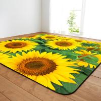 China Round Polyester Living Room Carpet 80x120cm Custom Size Commercial Restaurant Floor Mat for sale
