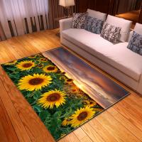 China Round Polyester Living Room Carpet 80x120cm Custom Size Commercial Restaurant Floor Mat for sale