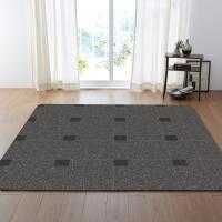 China Custom Round Polyester Fiber Living Room Rug 100% Machine Washable 160x230cm for sale