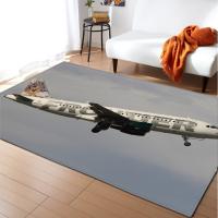 China Custom Round Polyester Carpet Anti Skid Floor Mat 100x200cm Machine Washable for sale
