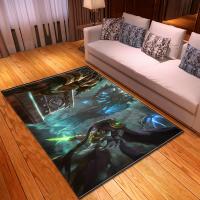 China Custom Round Polyester Carpet 100% Polyester Living Room Bedroom Floor Mat Machine Washable for sale
