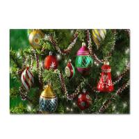 China Customized Round Christmas Living Room Carpet 100% Polyester Machine Washable Rug for sale