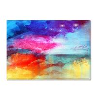 China Custom Square Polyester Non-Slip Living Room Carpet Bedroom Floor Mat 150x210cm for sale