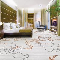 China Customizable 50x50cm Polypropylene Commercial Floor Mat for Hotel Office Baroque Style Carpet for sale