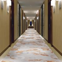 China Customizable 50x50cm Polypropylene Commercial Floor Mat for Hotel Office Baroque Style Carpet for sale